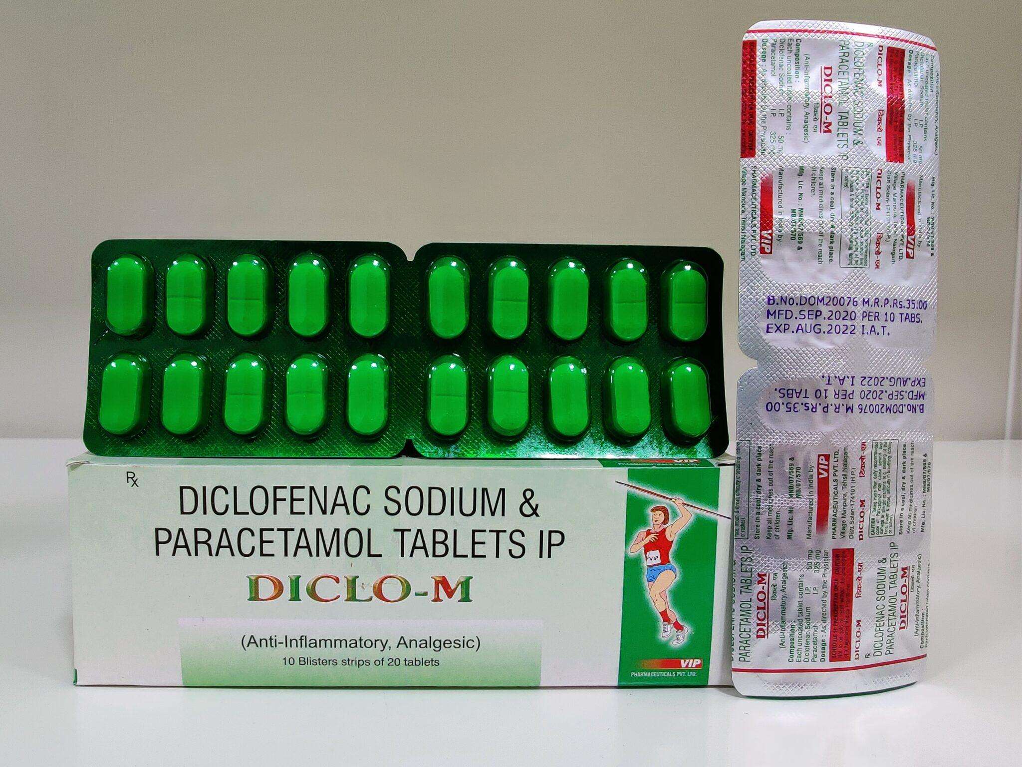 Diclo M Tablets – VIP Pharmaceutical Pvt. Ltd.