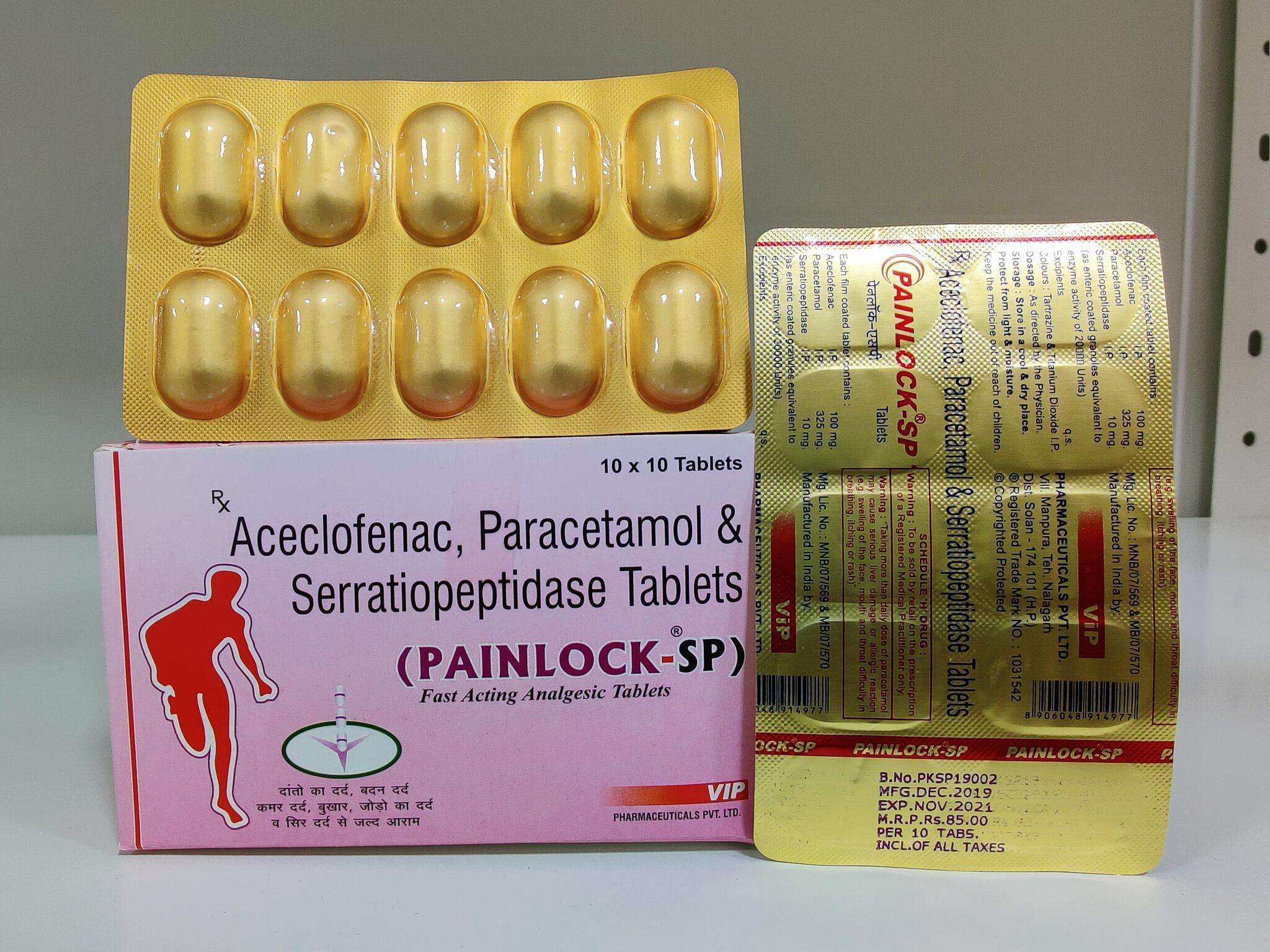 Pain Lock Tablet (10×20) – VIP Pharmaceutical Pvt. Ltd.